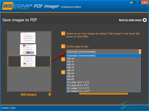 Pdf Imager Professional破解版下载 图像合并为pdf软件v2003 免费版 极光下载站