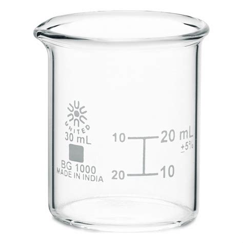 Borosilicate Glass Low Form Beaker 207fy9bg1000 30 Grainger
