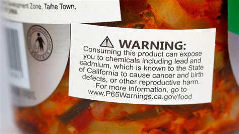 Californias Scary Product Warning Labels Might Be Working Study Says