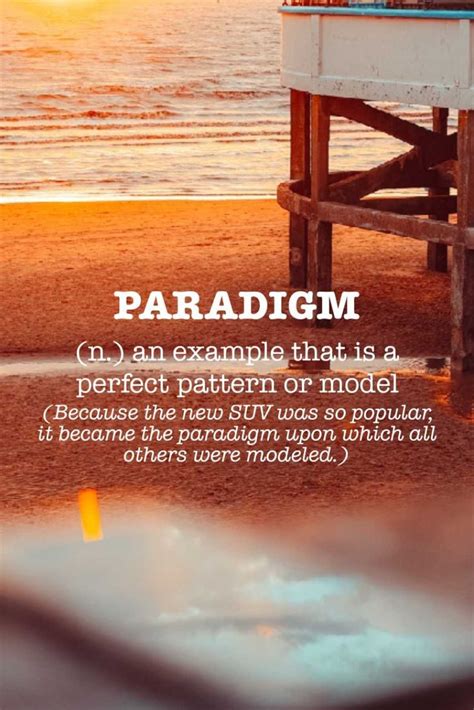 Paradigm Means A Typical Example Or Pattern👉visit