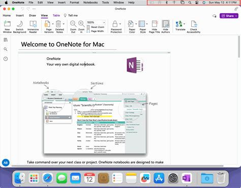 why can t see the status menu icon for gem menu for mac onenote in the