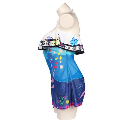 Adults Encanto Mirabel Costume Off Shoulder Swimwear Encanto Cosplay