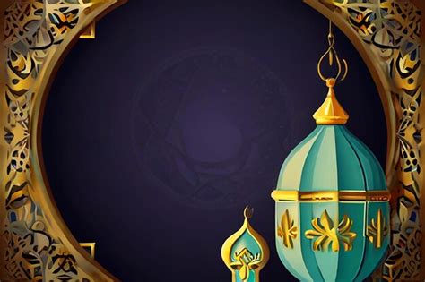 Premium Photo Decorative Eid Moon For Holy Festival Background