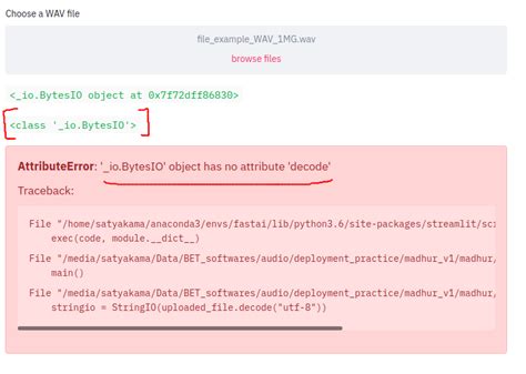 problem with the file uploader function when trying to upload wav files 🎈 using streamlit