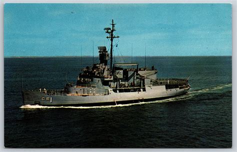 Postcard Uss Burton Island Agb 1 Icebreaker Us Navy Ship F14 Ebay