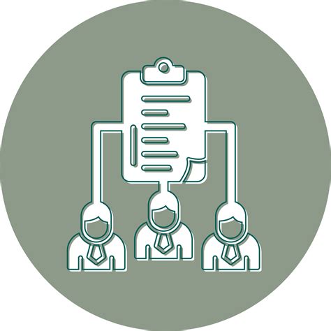 Work Distribution Vector Icon 19992223 Vector Art At Vecteezy