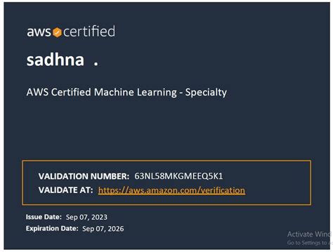 sadhna singh on linkedin aws machinelearning certification ml