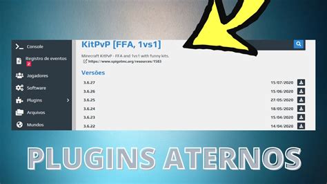 Como Colocar Plugins No Aternos Minecraft Servidor YouTube