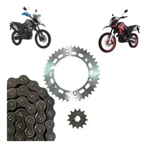 Kit Arrastre Sprock Y Cadena Italika Dm150 42 13 Premium