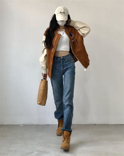 Korea Tomboy Outfits Japanese Streetwear Women Tokyo Fashion Tomboy