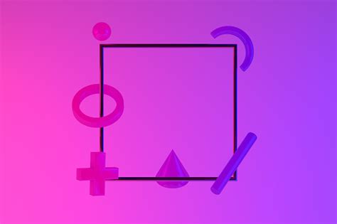 3d 기하학적 모양 부양 최소한의 디자인이있는 추상적 인 빈 사각형 프레임 0명에 대한 스톡 사진 및 기타 이미지 0명 3