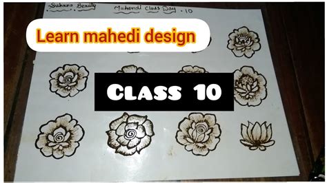 Mahedi Class Day 10 How To Draw Different Types Of Flowers