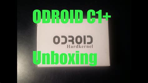 Odroid C1 Unboxing Ameridroid Youtube