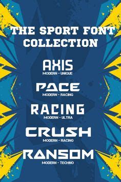 Racecar Font Sport Font Style Speed Race Font Style Sport Logo