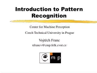 PPT - Introduction to Pattern Recognition PowerPoint Presentation, free download - ID:6921612
