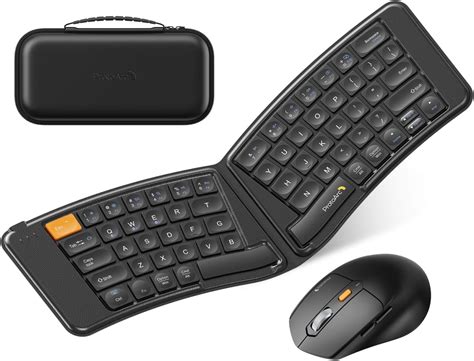 Protoarc Xkm03 Ergonomic Foldable Keyboard With Mouse Bluetooth Rechargeable Jawa