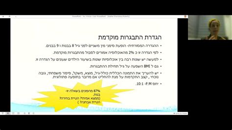 התבגרות מינית מוקדמת Youtube