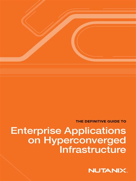 The Definitive Guide To Enterprise Applications On Hyperconverged