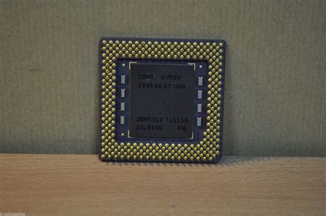 IBM X MX PR IBM X MX BVAPR GE X Vintage Ceramic GOLD Processor Retro PC Store