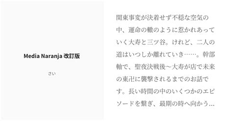 R 18 たいみつ 腐向け Media Naranja 改訂版 さいの小説 Pixiv