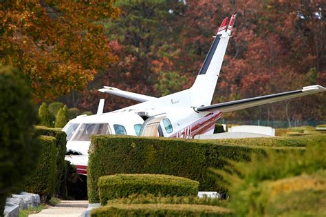 Plane Crashes Into West Babylon Cemetery Injuring Two