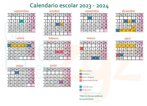 Calendario 2024 Escolar Annis Hedvige