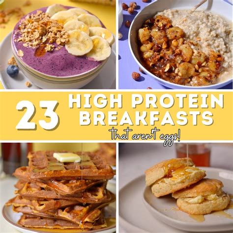 24 High Protein Breakfast Recipes That Arent Eggs Joy To The Food