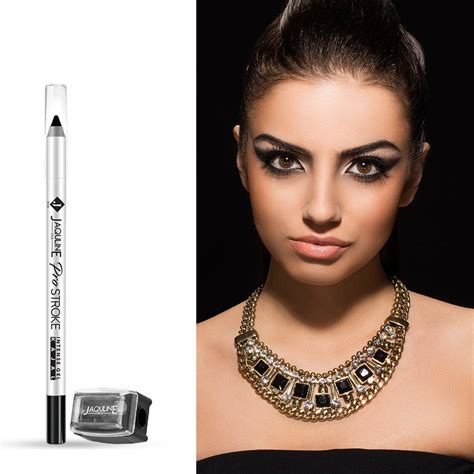Pro Stroke Intense Gel Kajal With Sharpener 12gm Jaqulineusa