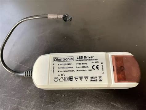 Ohmtronic Led Driver 18w Gm L73bp18w030 Hp £1506 Picclick Uk