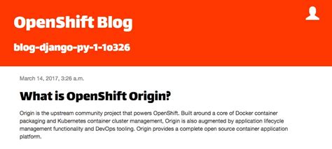 Deploying Applications From Images In Openshift Part One Web Console