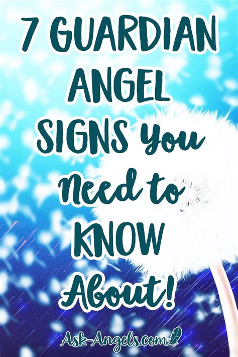 7 Guardian Angel Signs You Need To Know About Ask Angel