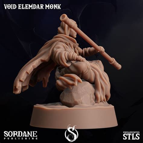 3d Printable Void Elemdar Monk By Sordane Publishing