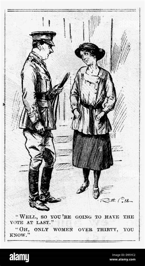 Votes For Women The First Step Under The 1918 Representation Of