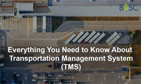 a complete guide to transportation management system tms