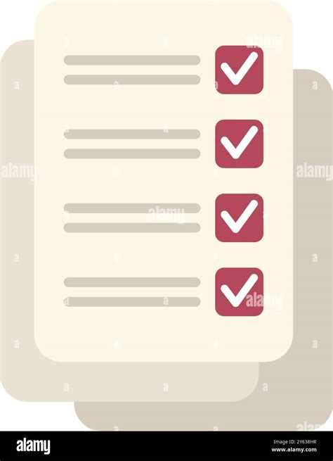 Stack Of Documents Is Shown With Check Marks Representing The