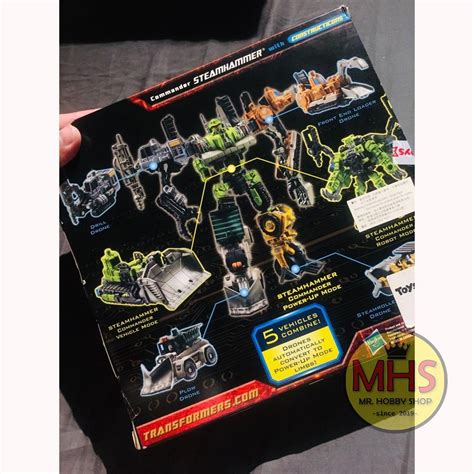 Transformers Power Core Combiners Steamhammer With Constructicons Action Figure 2 Pack Hobbies