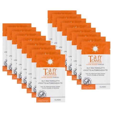 Tantowel 16 Pack Half Body Tan Kit Hsn