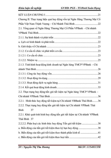 Đề tài: Huy động tiền gửi tiết kiệm tại Ngân Hàng VPBank, 9đ - Gửi miễn phí qua zalo ...