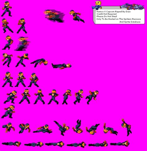 The Spriters Resource Full Sheet View Namco X Capcom Juni