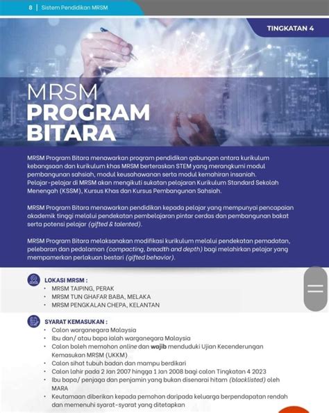 Mrsm Bitara Subjek Syarat Umum Khusus And Lokasi