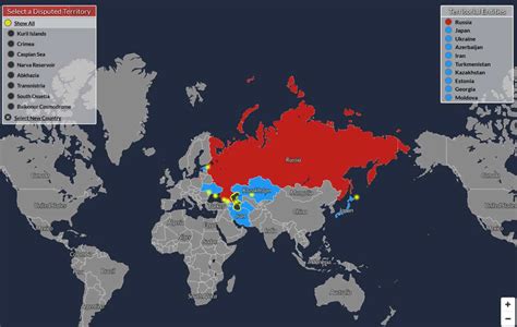A World Map Of Disputed Territories Wordlesstech