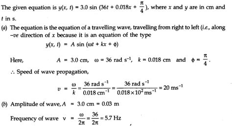 Class 11 Physics Ncert Solutions Chapter 15 Waves