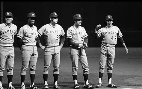 1977 Mariners L To R Paul Mitchell Leroy Stanton Mike Kekich