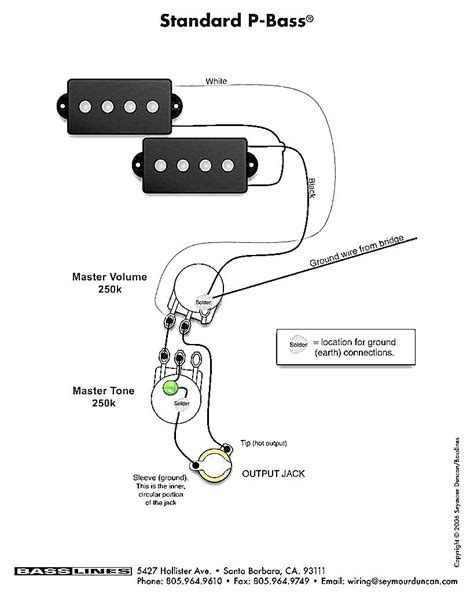 Vintage P Bass Wiring Diagram Collection