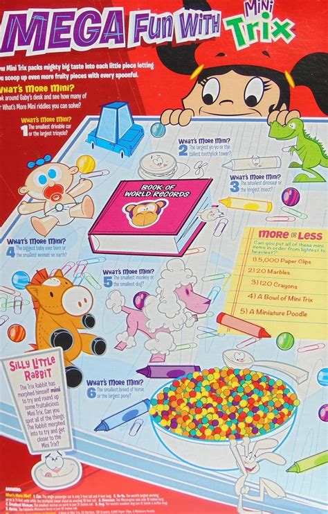 Mini Trix Cereal Nutrition Facts Besto Blog