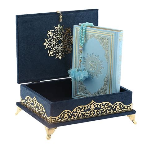 Blue Premium Quran T Set Large T Box For Sale Amsons Uk