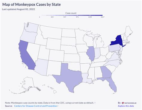 Monkeypox Cases By US State By U Ostrich3987 Maps On The Web