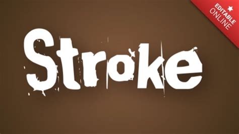 Stroke Text Effect Generator