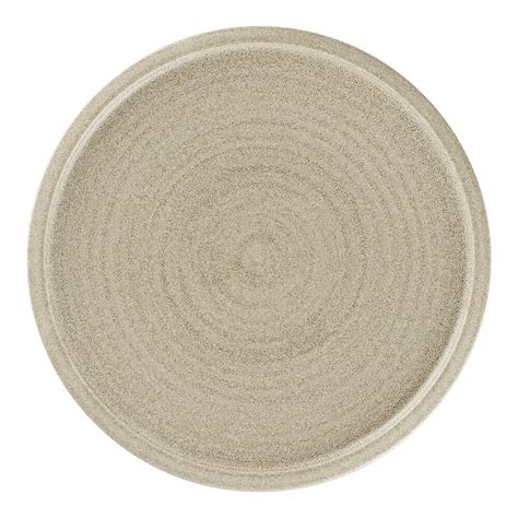 Rak Porcelain Rakstone Selva 9 716 Gray Porcelain Flat Coupe Plate