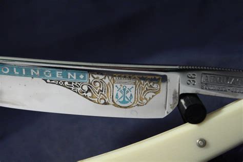 Ancien Rasoir Coupe Choux Aequator Solingen Shave Ready Darwin Shaving